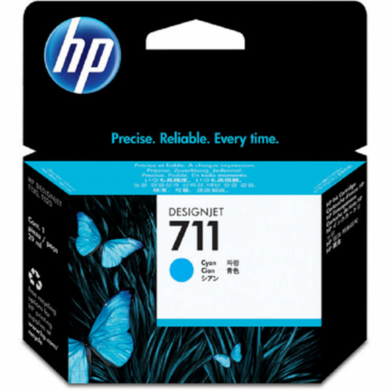 Cartridge DesignJet HP 711/T120/T520, Cyan, 29ml – Microgeo